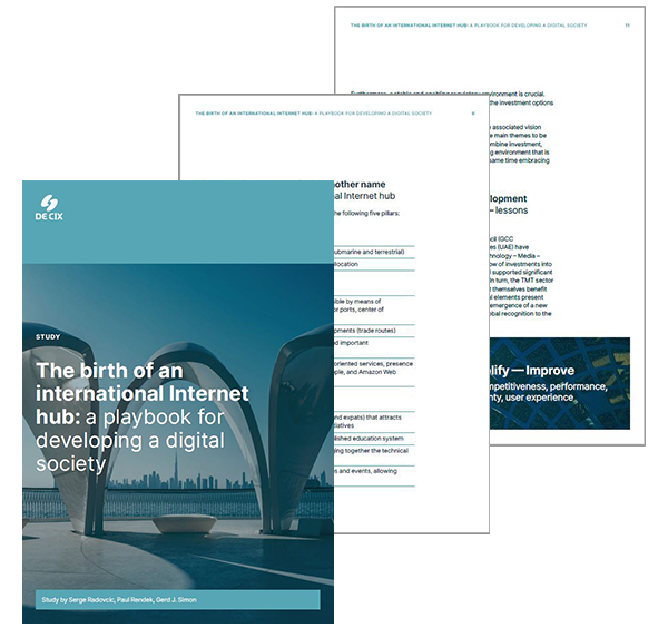 New study: The birth of an international Internet hub